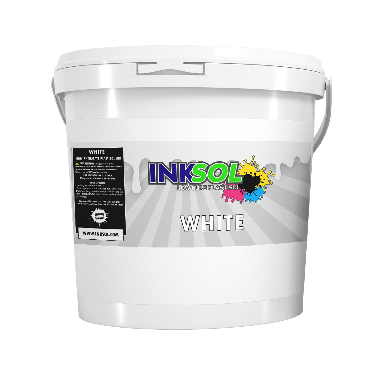 InkSol™ Low Cure Plastisol White – Inksol.com